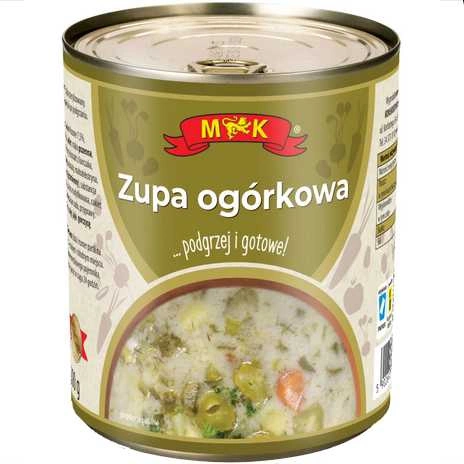Zupa ogórkowa w puszce MK 800g | Jutro u Ciebie z darmową wysyłką od 50zł