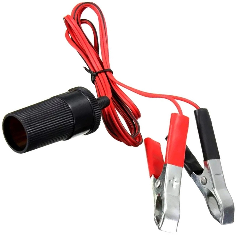 Gniazdo zapalniczki samochodowej z krokodylkami 30cm AT6944